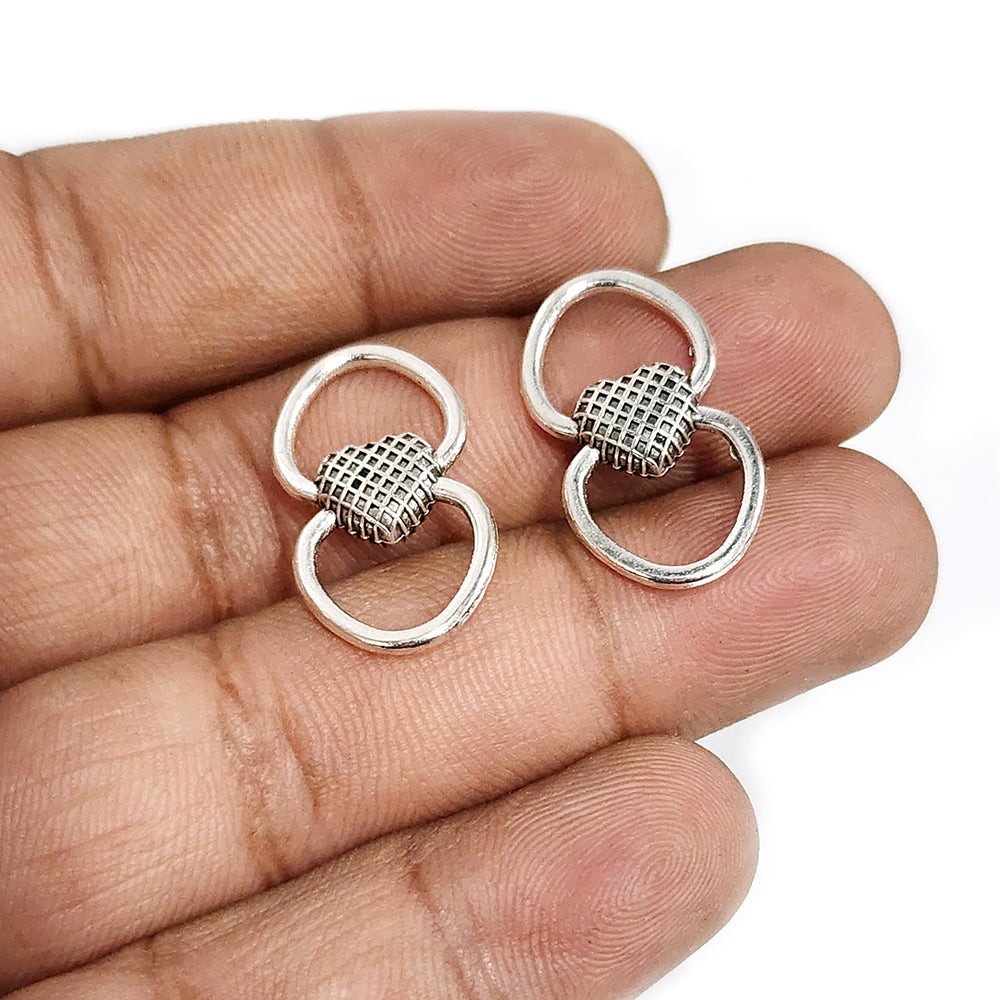 10 PIECES PACK' 24x12 MM APPROX' DESIGNER CHANNEL LINK CONNECTOR JEWEL ...