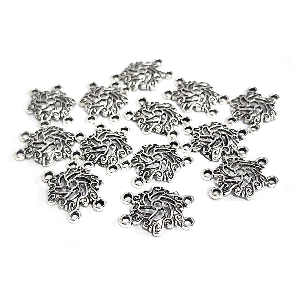 20 PIECES PACK' 16x12 MM APPROX' DESIGNER CHANNEL LINK CONNECTOR JEWEL ...