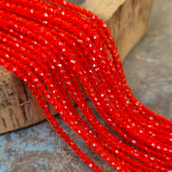 5 LINES PACK' 2 MM MINI HYDRO BEADS' 14-15 INCHES LONG – Madeinindia Beads