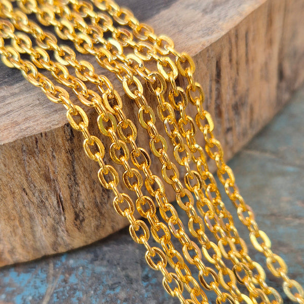 1 PIECE PACK OF 80-85 CM LONG METAL CHAINS – Madeinindia Beads