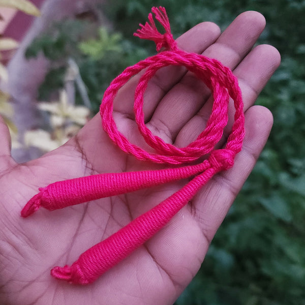 ADJUSTABLE BACK ROPE (TWISTED) 17 INCH APPROX. SOLD BY PER PIECE PACK ...