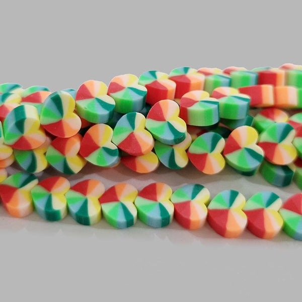 PER STRAND/LINE 9~10MM FIMO CANDIES DESIGNER RUBBER BEADS POLYMER CLAY ...
