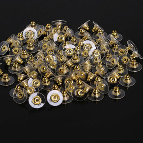 50 Pair Pack' High Quality Back Ear Stopper – Madeinindia Beads